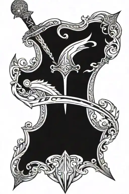 2506+ Sword And Shield Tattoo Ideas in 2025 - BlackInk AI