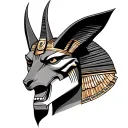 Ancient Egypt God Angry Anubis Showing 2eEjCwYL2j2iERjGvTmQTB Black ...