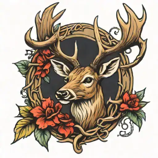 4525+ Antlers Tattoo Ideas in 2025 - BlackInk AI