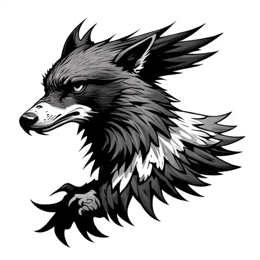 1417+ Eagle And Wolf Tattoo Ideas in 2025 - BlackInk AI