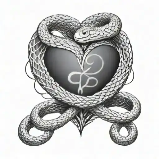 113+ Snake Wrapped Around Heart Tattoo Ideas in 2025 - BlackInk AI