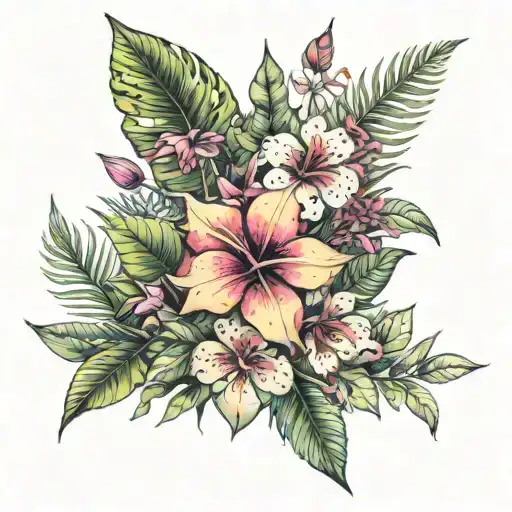 3237+ Tropical Tattoo Ideas in 2025 - BlackInk AI