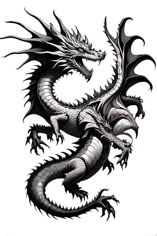 329+ Space Dragon Tattoo Ideas - BlackInk AI