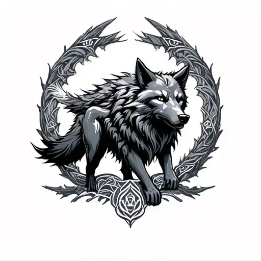 143+ Nordic Fenrir Tattoo Ideas - BlackInk AI