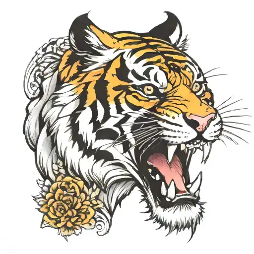 1735+ Tiger Head Tattoo Ideas - BlackInk AI