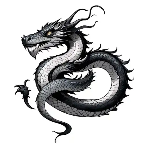 2112+ Dragon Snake Tattoo Ideas in 2025 - BlackInk AI