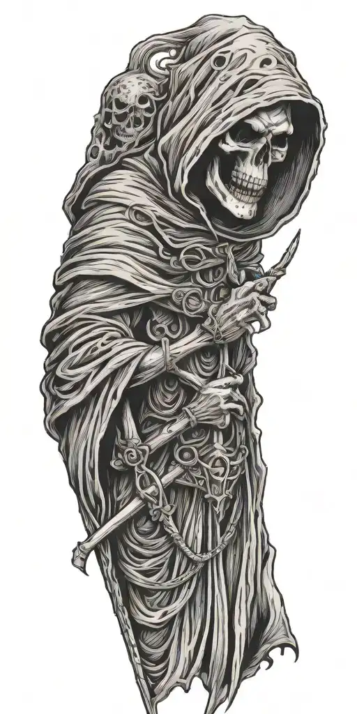 12349+ Grim Reaper Tattoo Ideas in 2025 - BlackInk AI