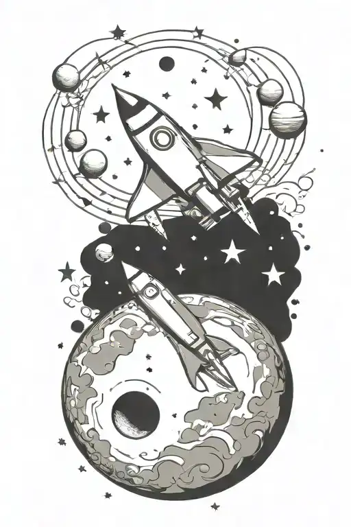 2261+ Rocket Tattoo Ideas - BlackInk AI