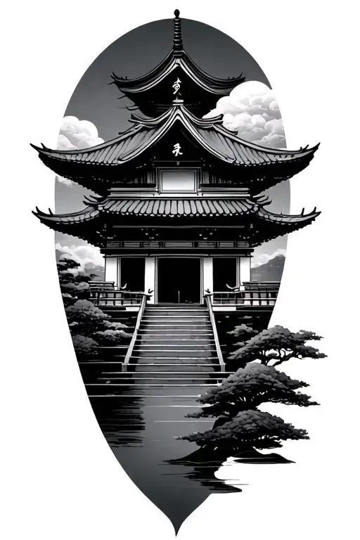 1519+ Japanese Temple Tattoo Ideas in 2025 - BlackInk AI