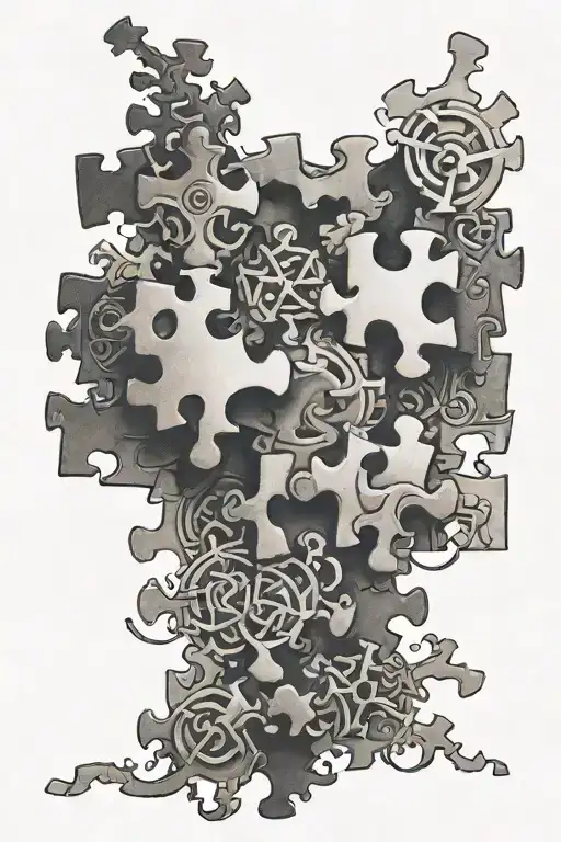 2824+ Puzzle Pieces Tattoo Ideas in 2025 - BlackInk AI