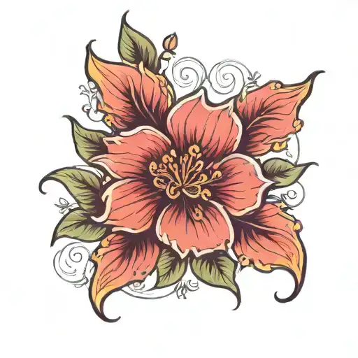 3447+ June Birth Flower Tattoo Ideas - BlackInk AI