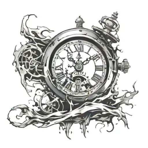 1447+ Clock With No Hands Tattoo Ideas in 2025 - BlackInk AI