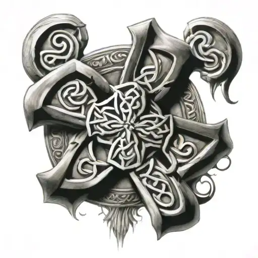 2595+ Celtic Cross Tattoo Ideas - BlackInk AI