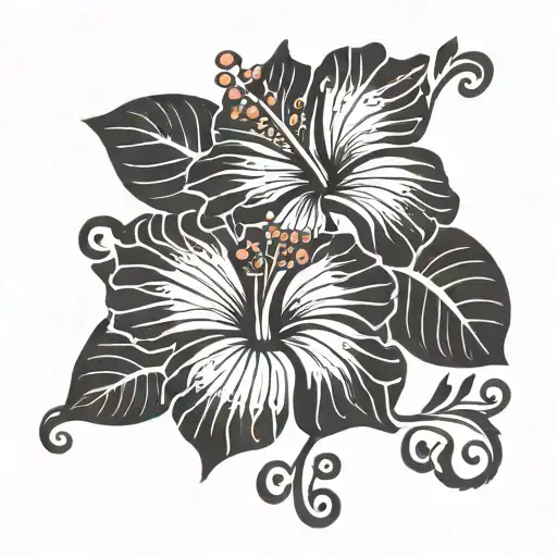 4319+ Flower Hibiscus Tattoo Ideas - BlackInk AI