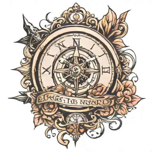 2511+ Compass And Clock Tattoo Ideas in 2025 - BlackInk AI