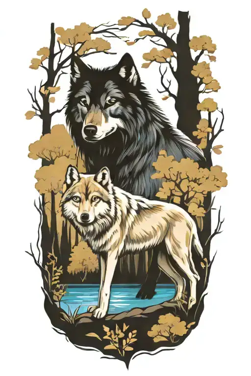 1796+ Blue Eyed Wolf Tattoo Ideas in 2025 - BlackInk AI