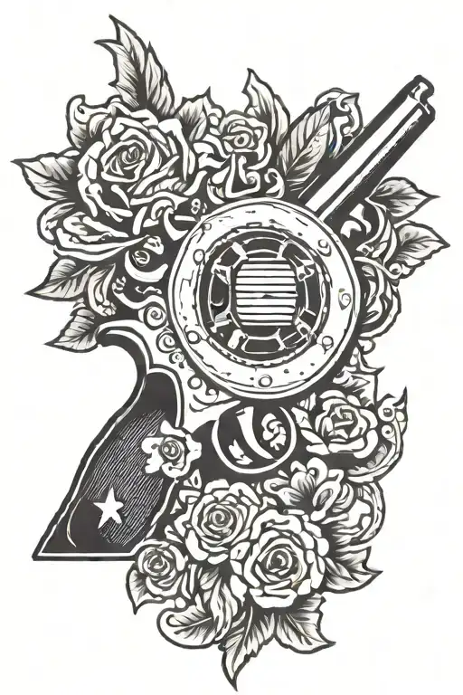1653+ Revolver Tattoo Ideas - BlackInk AI