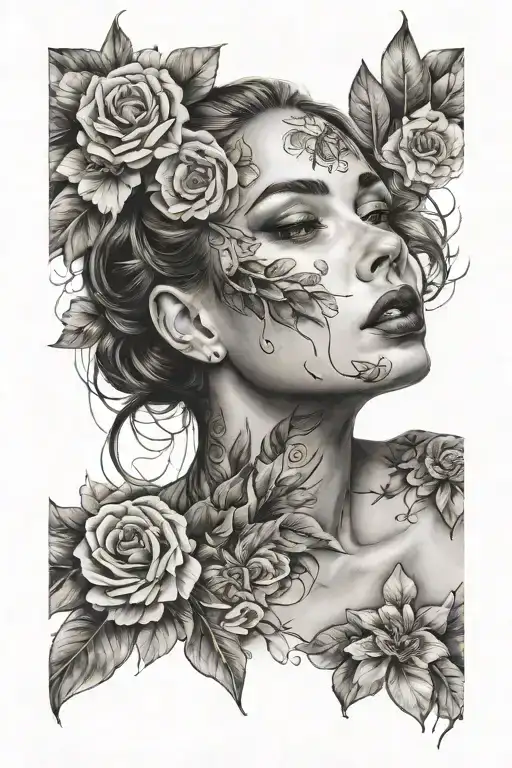 1465+ Womens Face Tattoo Ideas - BlackInk AI