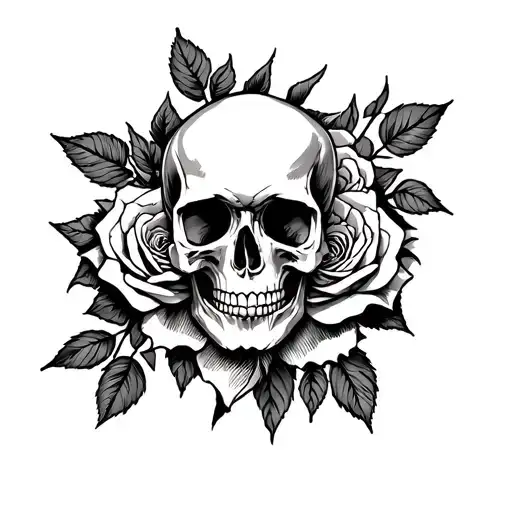 21686+ Rose And Skull Tattoo Ideas in 2025 - BlackInk AI