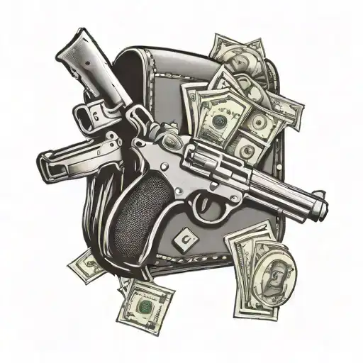1325+ Money Gun Tattoo Ideas in 2025 - BlackInk AI