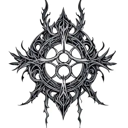 125+ Cyber Sigilism Cross Tattoo Ideas in 2025 - BlackInk AI