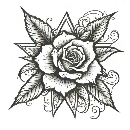 1848+ Star And Rose Tattoo Ideas in 2025 - BlackInk AI