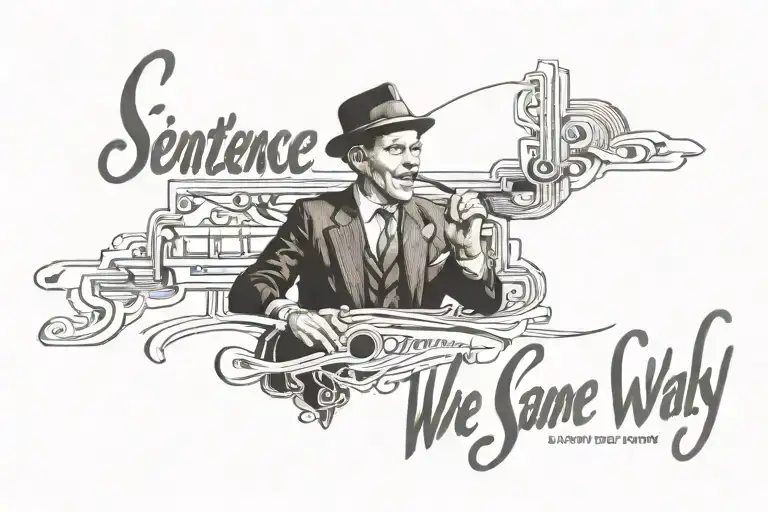 1558+ Sentence Tattoo Ideas - BlackInk AI