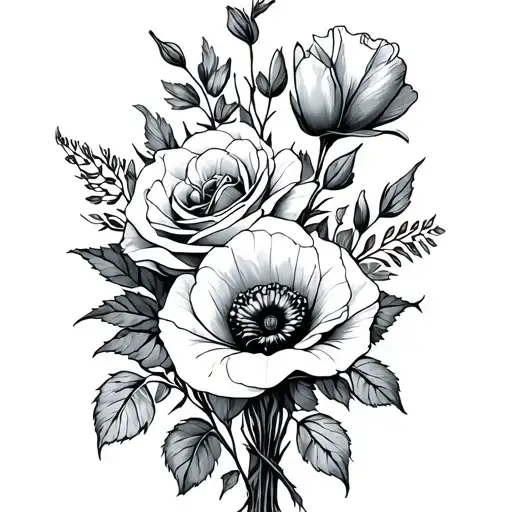 1017+ Fine Line Rose Tattoo Ideas - BlackInk AI