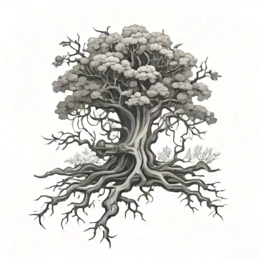 Poison Tree Temporary Tattoo - BlackInk AI