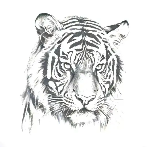 1735+ Tiger Head Tattoo Ideas - BlackInk AI