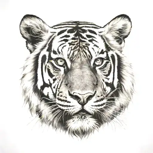 1735+ Tiger Head Tattoo Ideas - BlackInk AI