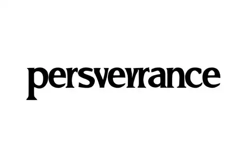 Cursive Font ""Perseverance"" Tattoo - BlackInk AI
