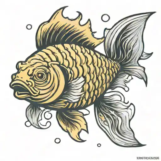 65+ Golden Fish Tattoo Ideas - BlackInk AI