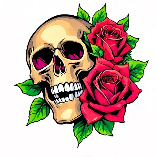 21686+ Rose And Skull Tattoo Ideas in 2025 - BlackInk AI