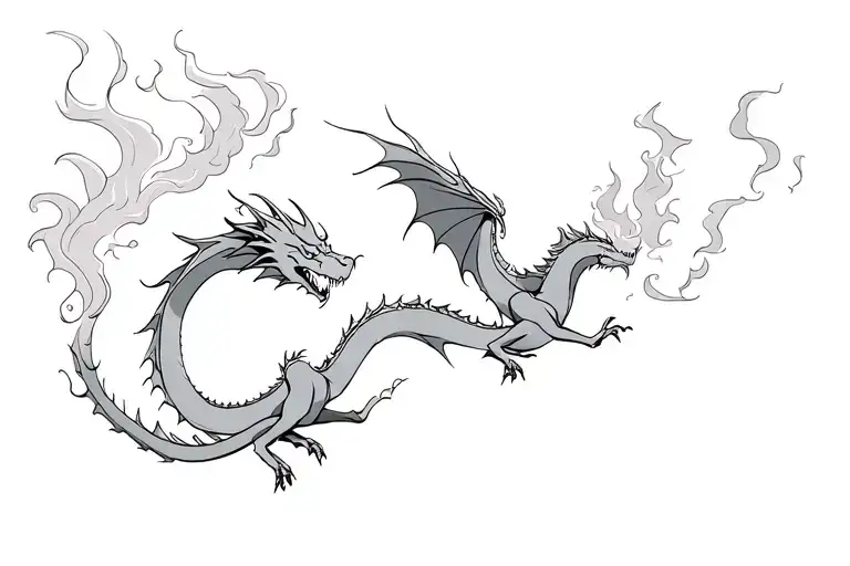 320+ Fine Line Dragon Tattoo Ideas in 2025 - BlackInk AI