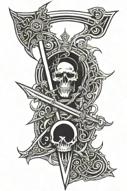 79+ Cyber Sigilism Sword Tattoo Ideas in 2025 - BlackInk AI