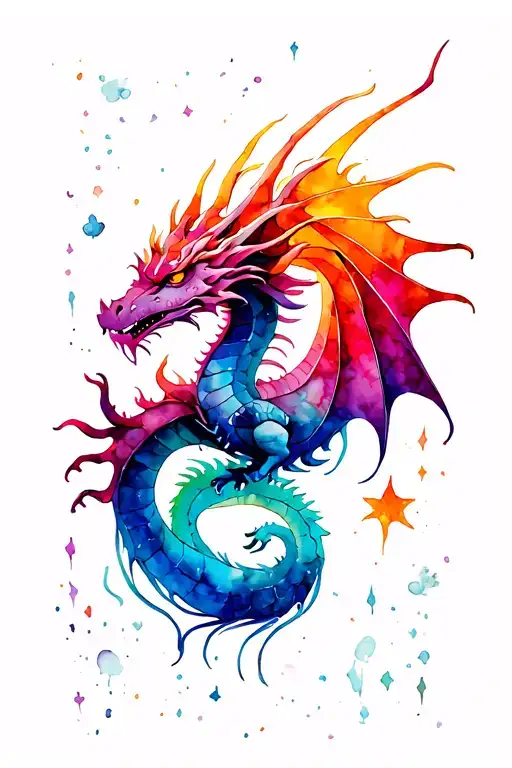 329+ Space Dragon Tattoo Ideas - BlackInk AI
