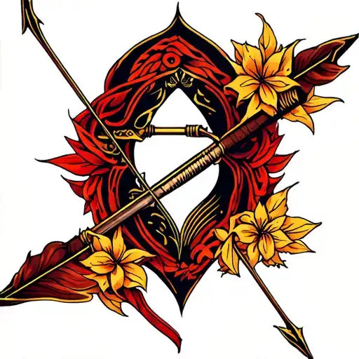 3021+ Bow And Arrow Tattoo Ideas - BlackInk AI