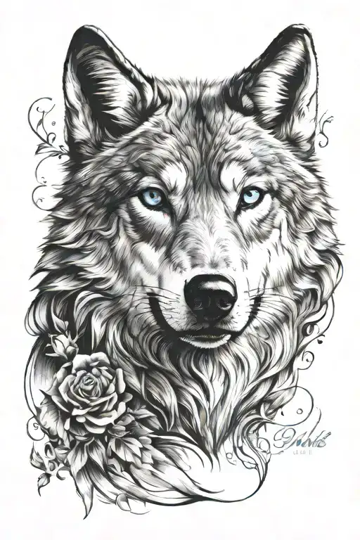 1796+ Blue Eyed Wolf Tattoo Ideas in 2025 - BlackInk AI