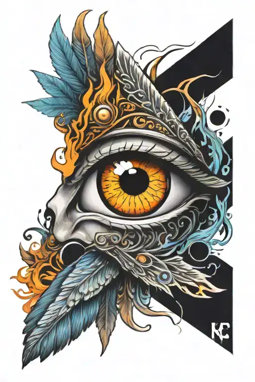 949+ Fire Eye Tattoo Ideas - BlackInk AI
