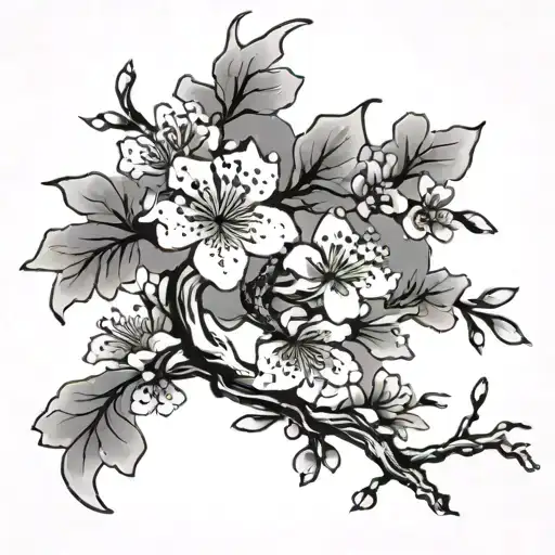 809+ Japanese Blossom Tree Tattoo Ideas - BlackInk AI