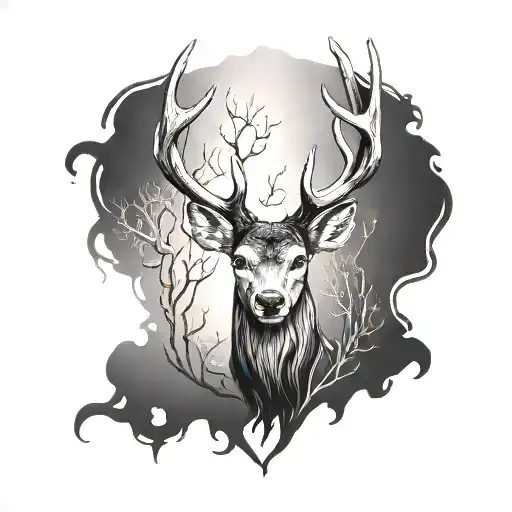 4542+ Antlers Tattoo Ideas in 2025 - BlackInk AI