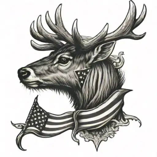 2,101+ Deer Antler Tattoo Ideas - BlackInk AI