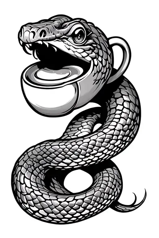 23+ Cartoon Snake Tattoo Ideas - BlackInk AI