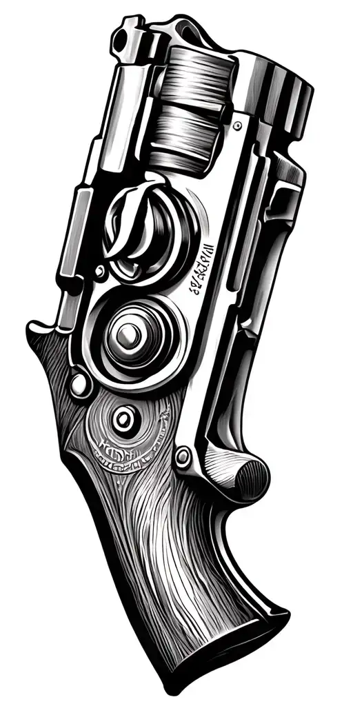 1653+ Revolver Tattoo Ideas - BlackInk AI