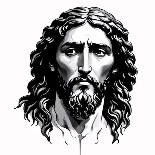 530+ Face Of Jesus Tattoo Ideas - BlackInk AI