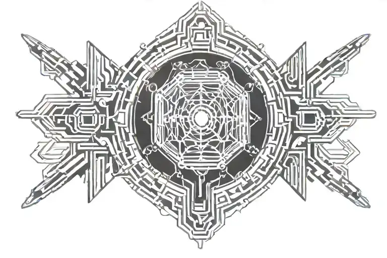 3107+ Cyber Sigilism Tattoo Ideas - BlackInk AI