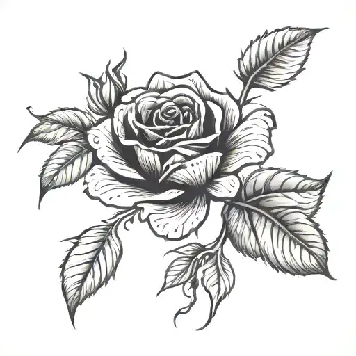 4909+ Rose With Vines Tattoo Ideas in 2025 - BlackInk AI
