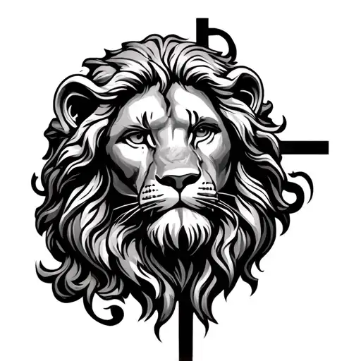 3096+ Lion Cross Tattoo Ideas - BlackInk AI