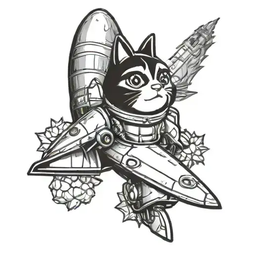 2264+ Rocket Tattoo Ideas - BlackInk AI